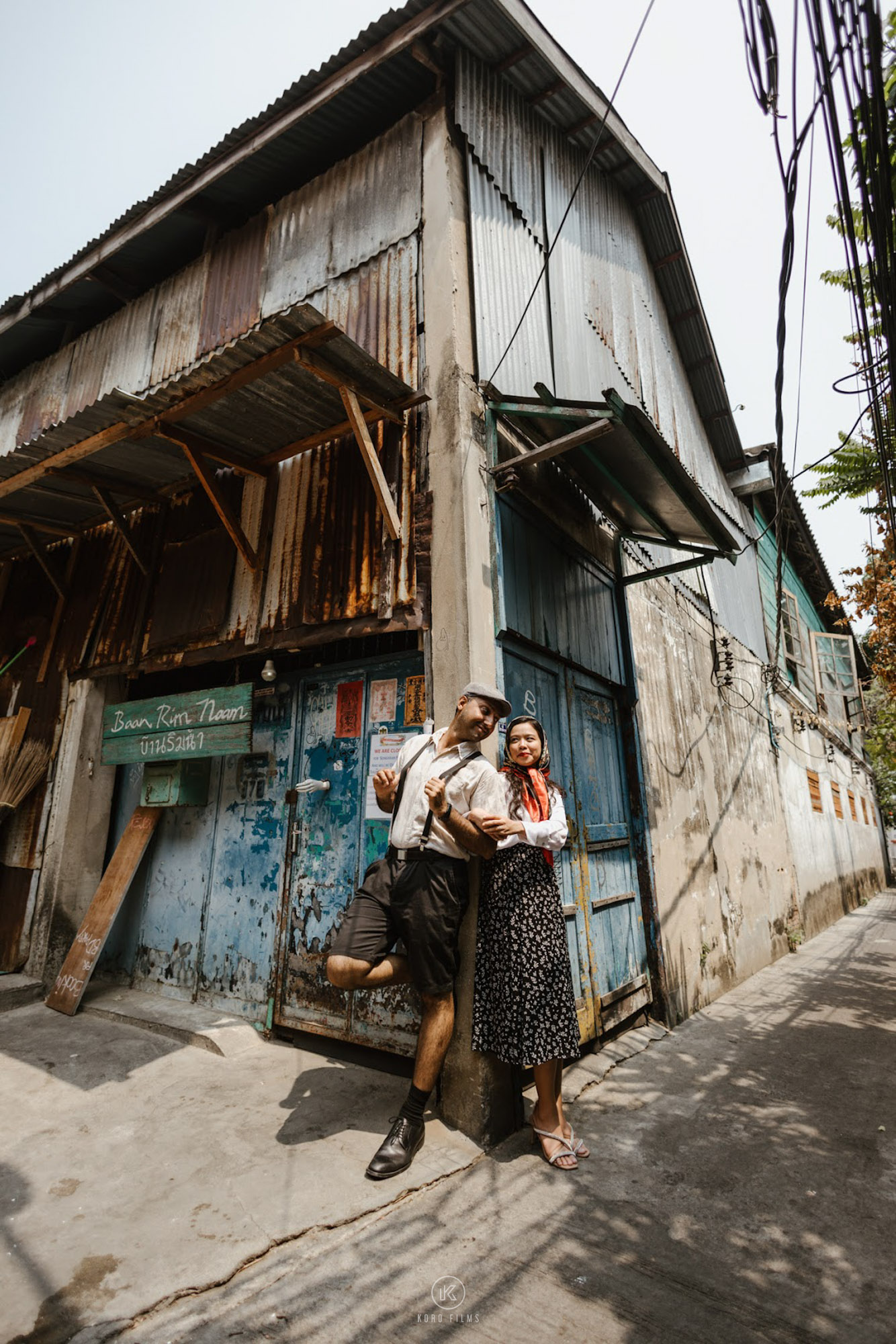 Street Pre Wedding of Patty & Sun Sham in Bangkok