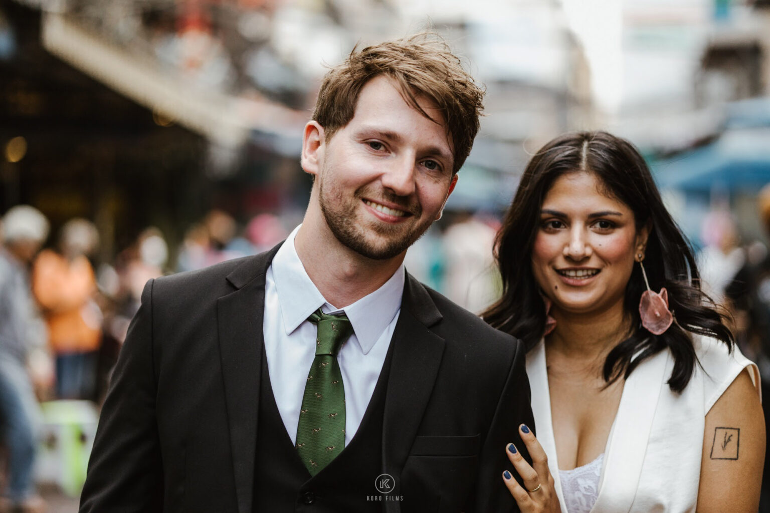 Street Pre Wedding Photoshoot at Chaina Town in Bangkok