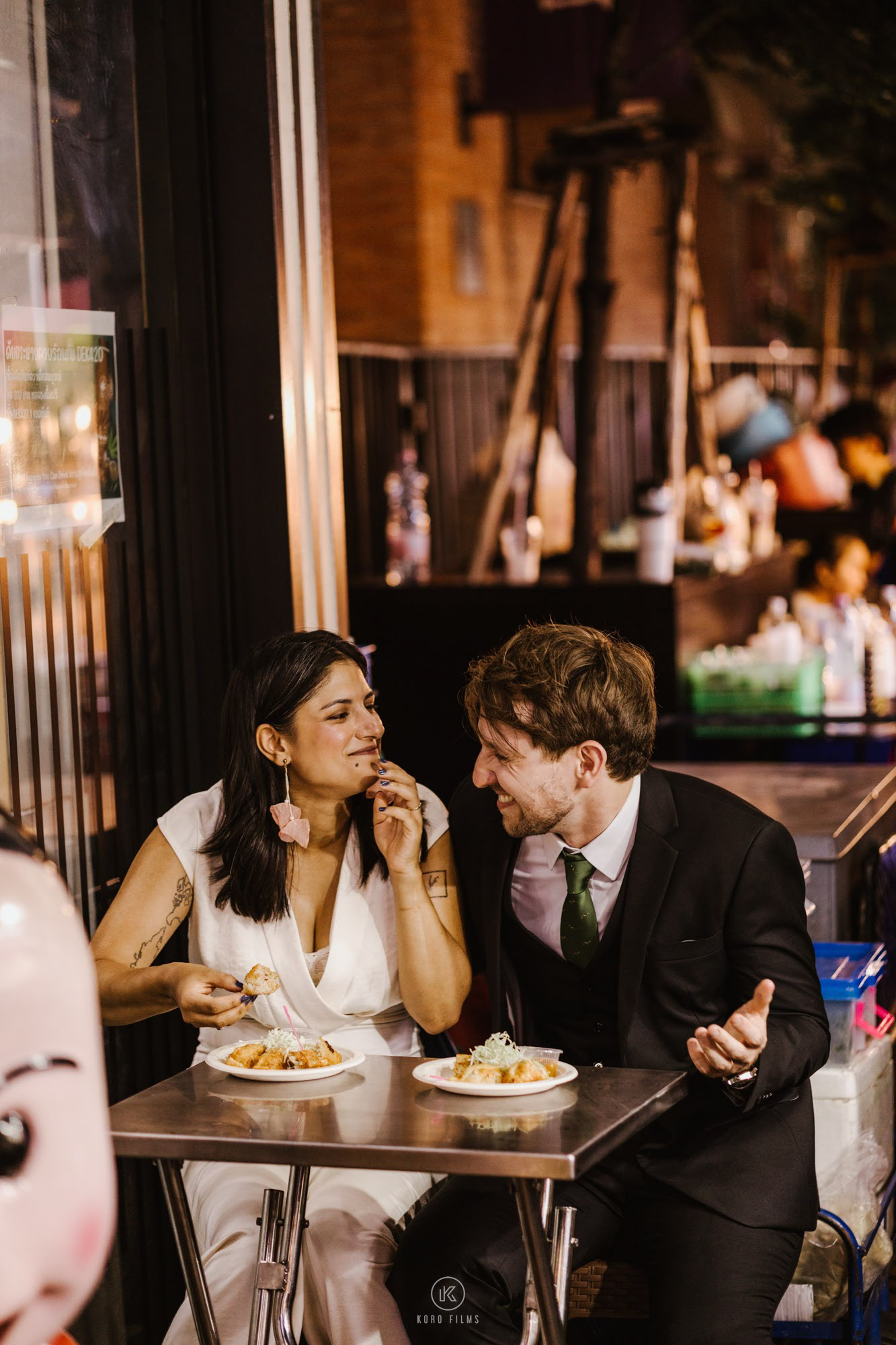 Street Pre Wedding Photoshoot at Chaina Town in Bangkok